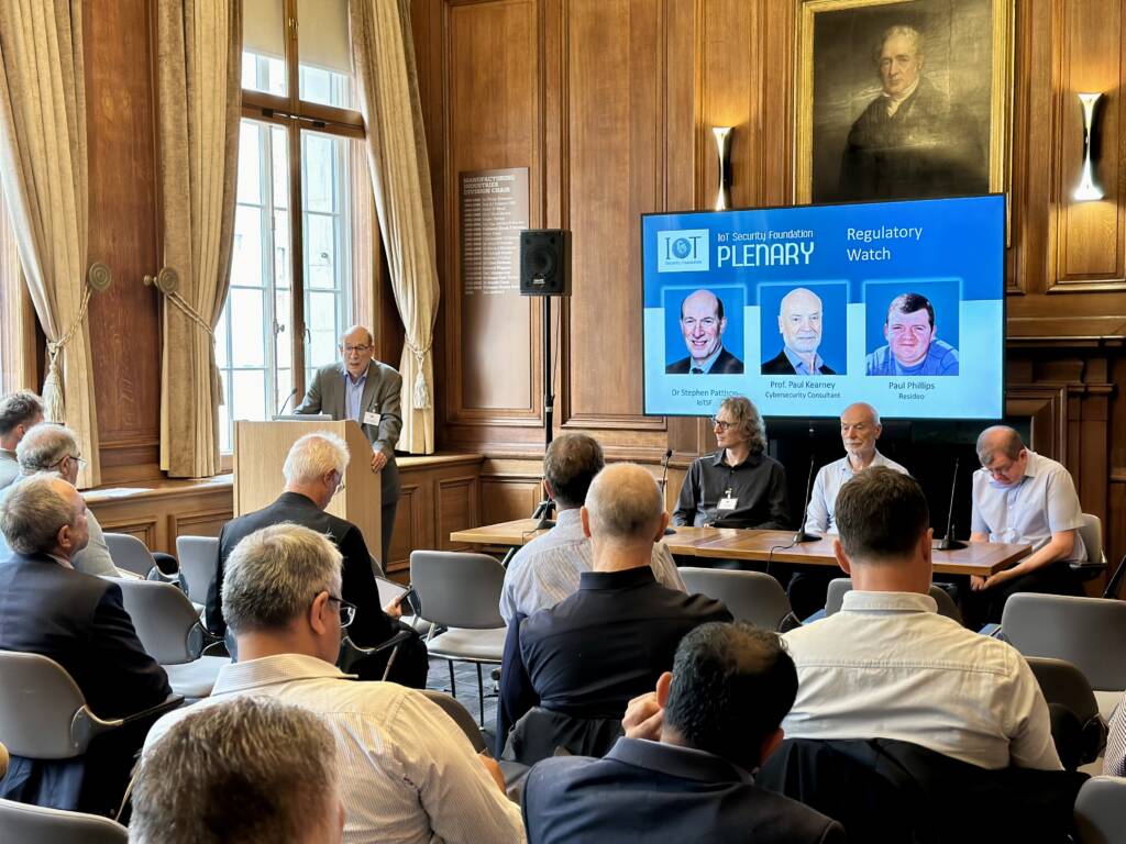 Last week's IoTSF Plenary event - The critical updates and key ...